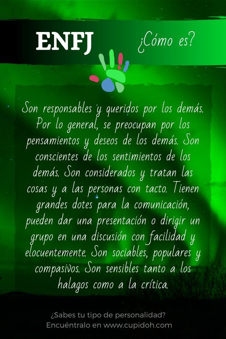 ENFJ - ¿Cómo es? - Personalidad y pareja - www.cupidoh.com